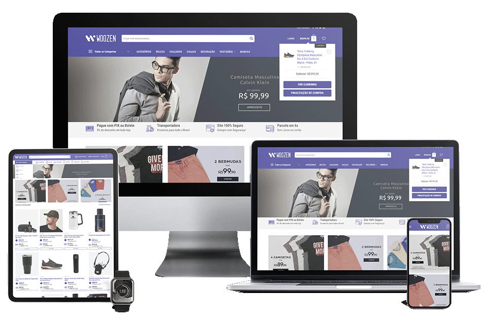 Lojas Virtuais Prontas e Temas para Woocommerce, Shopify, Loja ...